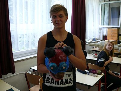 Die Schüler und Schülerinnen der Schule begaben sich auf ...